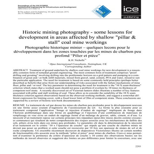 Code of practice for mine surveyors | PDF