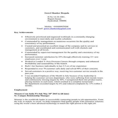 G-Resume | PDF