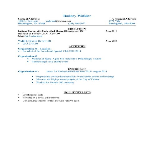 shit resume | DOCX