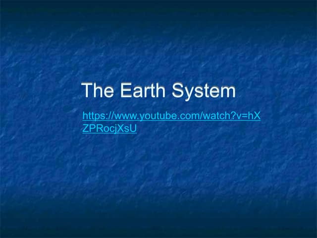The Earth’s Four Subsystems: atmosphere, geosphere, hydrosphere, and ...