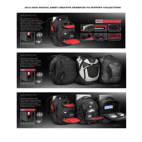 2012 OGIO Collection Product Banners Examples | DOC