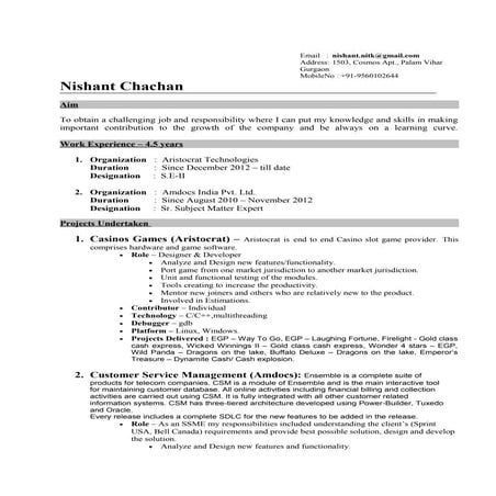 Nishant_Resume | DOC