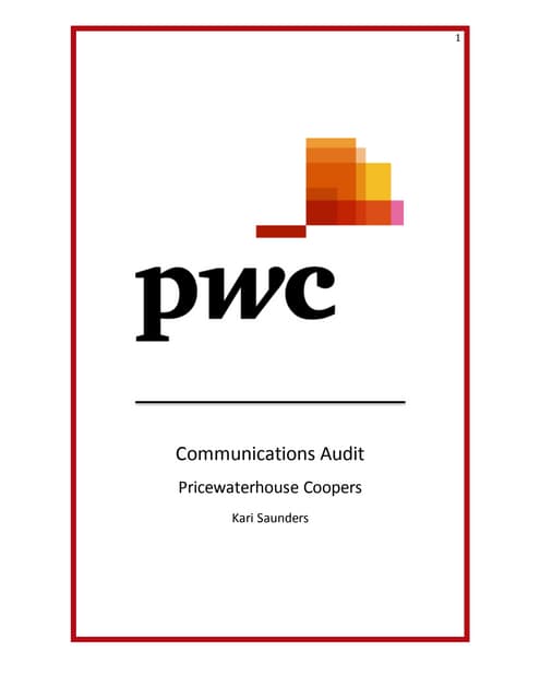 Communications Audit: Five-M Framework | PPT