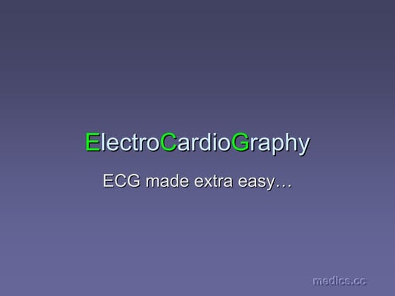Epsilon wave in ECG | PPT
