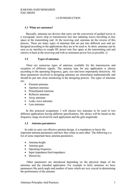 helical antenna, construction, geometry and design criteria and example ...