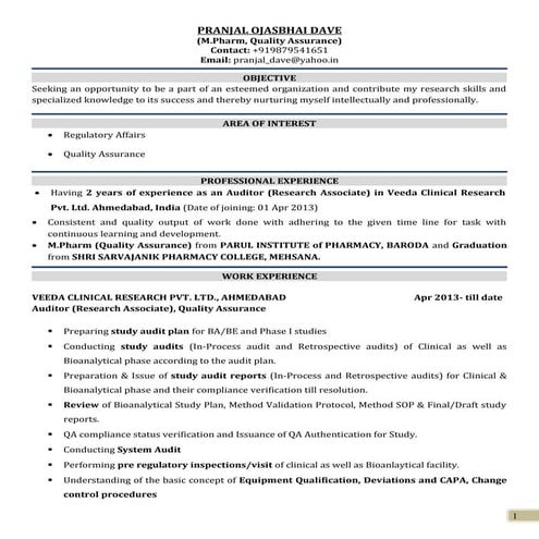 PRANJAL--RESUME | DOC