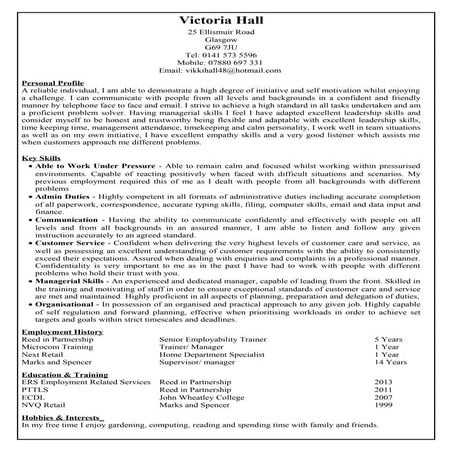 How To Write A Resume With No Experience (template) | DOC