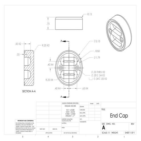 PDF_End Cap.PDF | Drawing and Sketching | Arts and Crafts