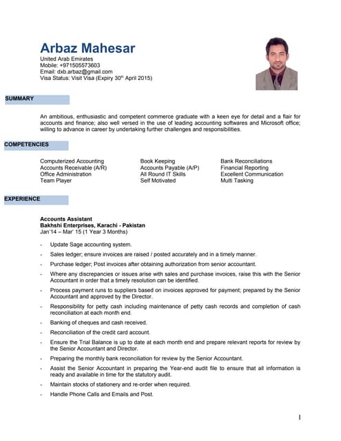 Rakshith kumar CV | DOC | Credit Cards | Personal Debt
