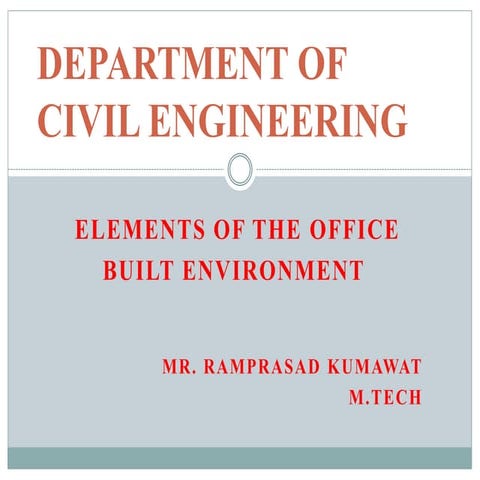 Elements of office | PPTX
