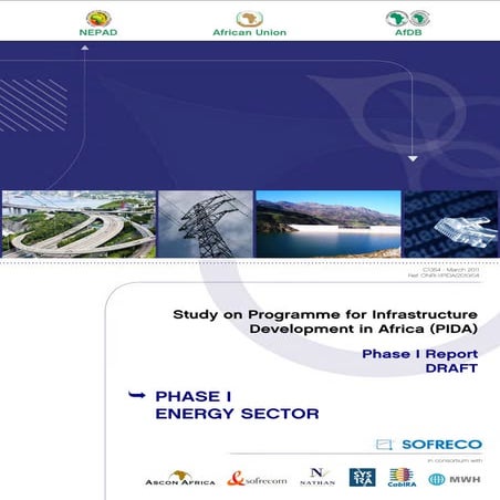 energy for africa draft study PIDA Study: Phase I Volumes | PDF