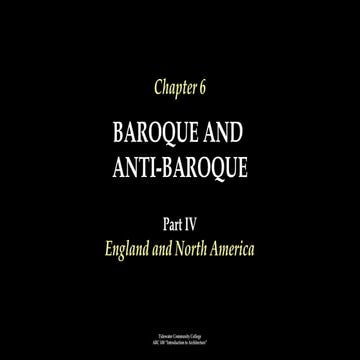 4 England and North America (Baroque Architecture)) | PPT