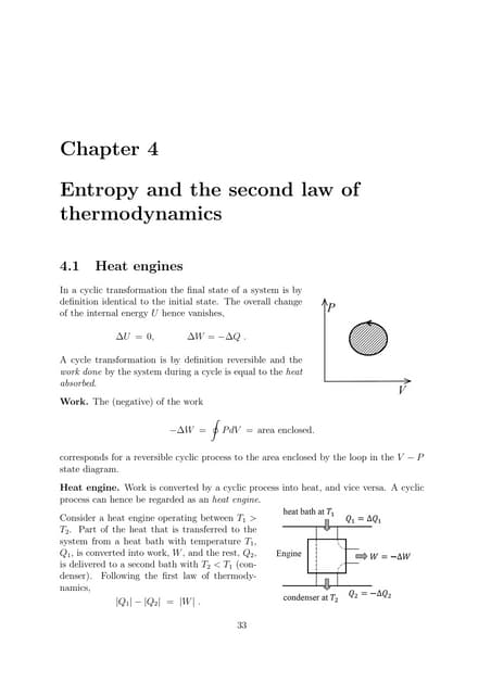 Lecture 18 second law of thermodynamics. carnot's cycle | PPT | Physics ...