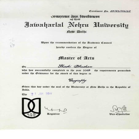 Master's Certificate_Bhushan | PDF