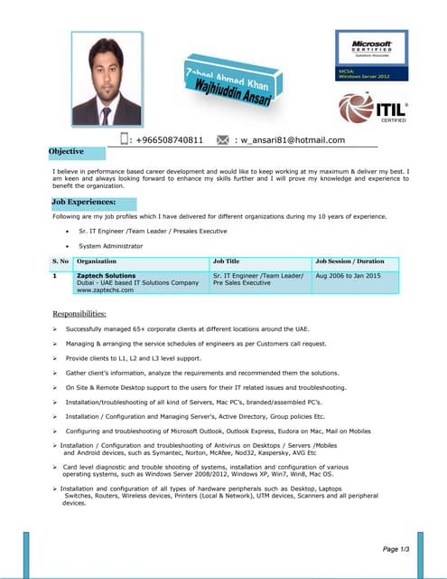 Computer Technician Job Description Template by Bayt.com