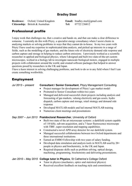 New Expanded Resume | PDF