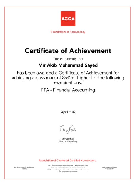 Certificate | PDF