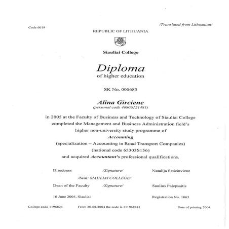 Diploma College | PDF