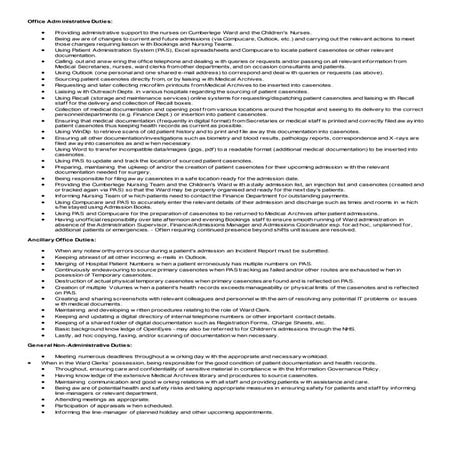 Office Administrative Duties | PDF