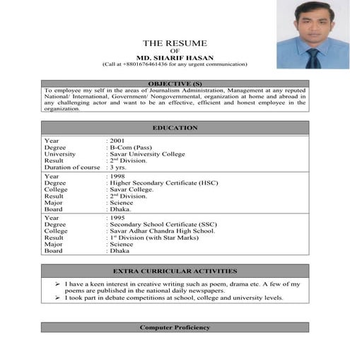 sharif cv | DOC