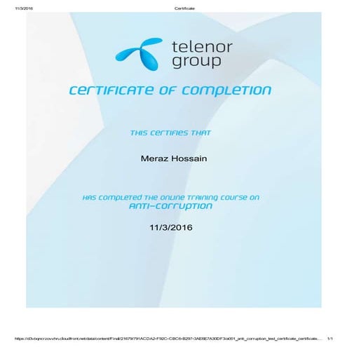 Anti-Corruption Telenor pdf | PDF