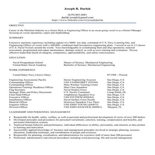 Joseph Darlak resume | PDF