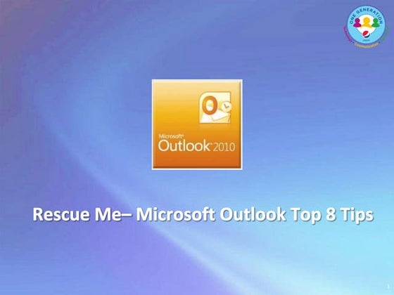 Outlook training slides | PPT