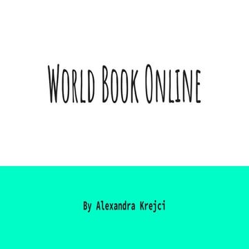 World book online | PPTX