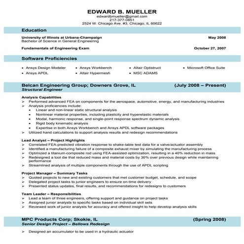 Mueller Resume | DOC