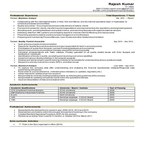 Rajesh Resume | DOCX