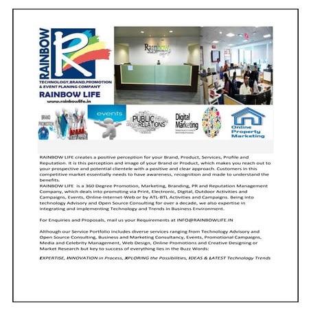 RAINBOW LIFE PROFILE | PDF