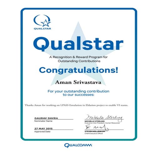 Qualstar_ecertificate | PDF