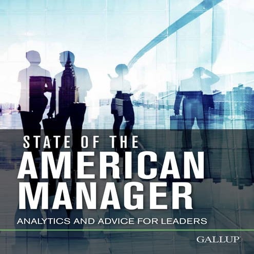 Gallup State of the American Manager Report | PDF