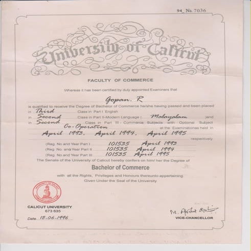 ACADEMIC Certificate | PDF