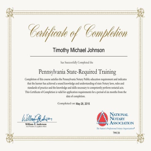 NNA Notary Certification | PPT