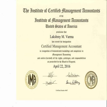 CMA certificate | PPT
