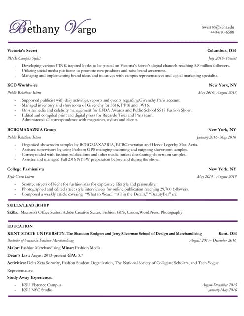 Bethany Vargo presentations