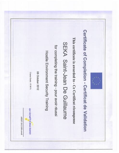 Certificate | PDF