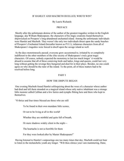 Language and character study - Lady Macbeth | PDF