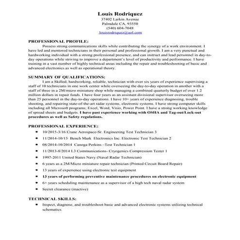 Sample Letters - Work Experience Verification | DOC