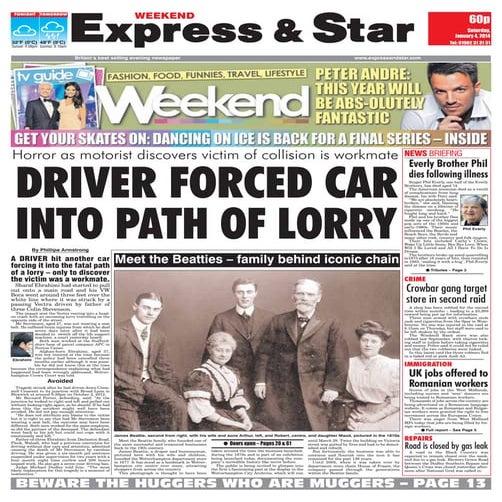 Express & Star 4 Jan 2014 (Front Page) | PDF