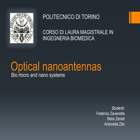 Optical Antenna | PPTX
