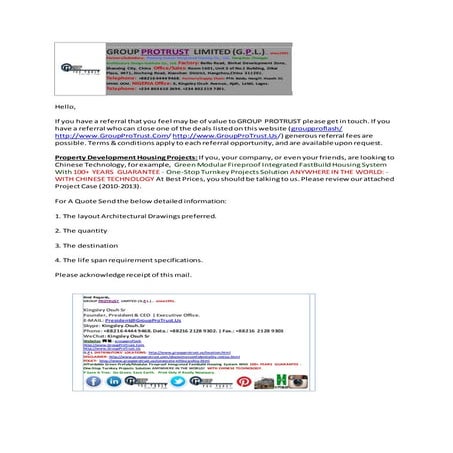 GPL PROJECTS REFERRALS. | PDF