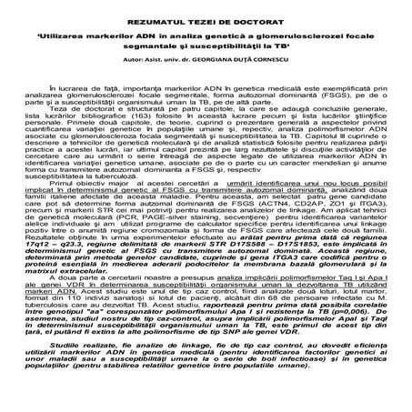 REZUMATUL TEZEI DE DOCTORAT romana 1 pagina | PDF