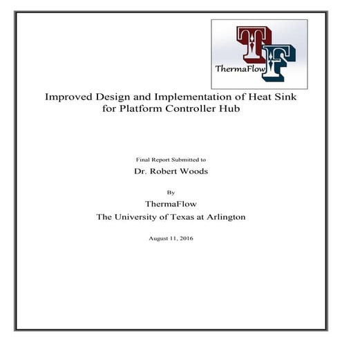 Senior Design Final Report (Fin) | PDF