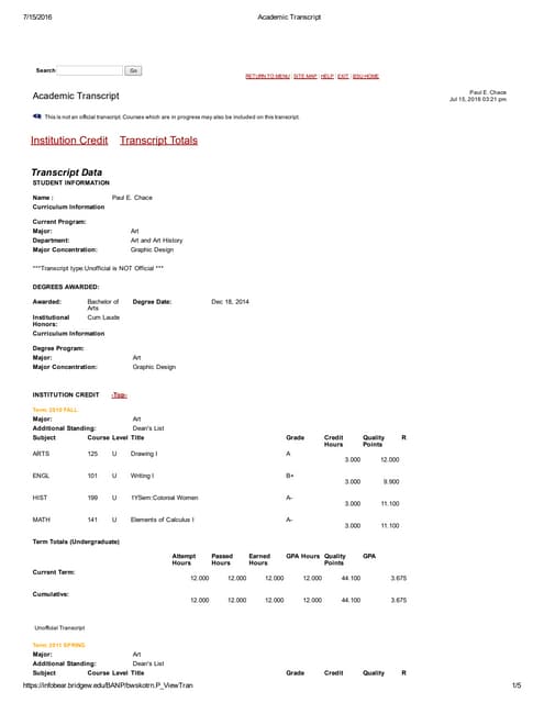 Joey First Semester Grades NDC | PDF