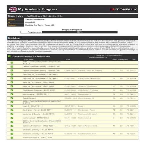 Academic Progress | PDF