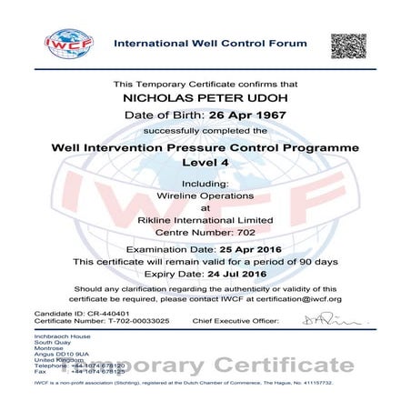 Tem Certificate - NICHOLAS UDOH | PDF