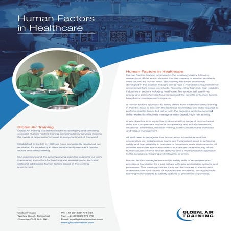 Human Factors in Healthcare 2015 | PDF