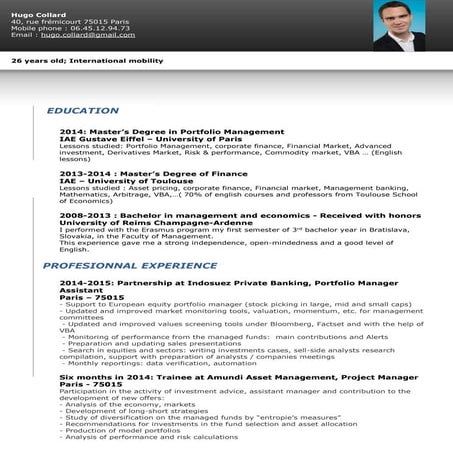 CV Alicia SIMON Anglais | PDF